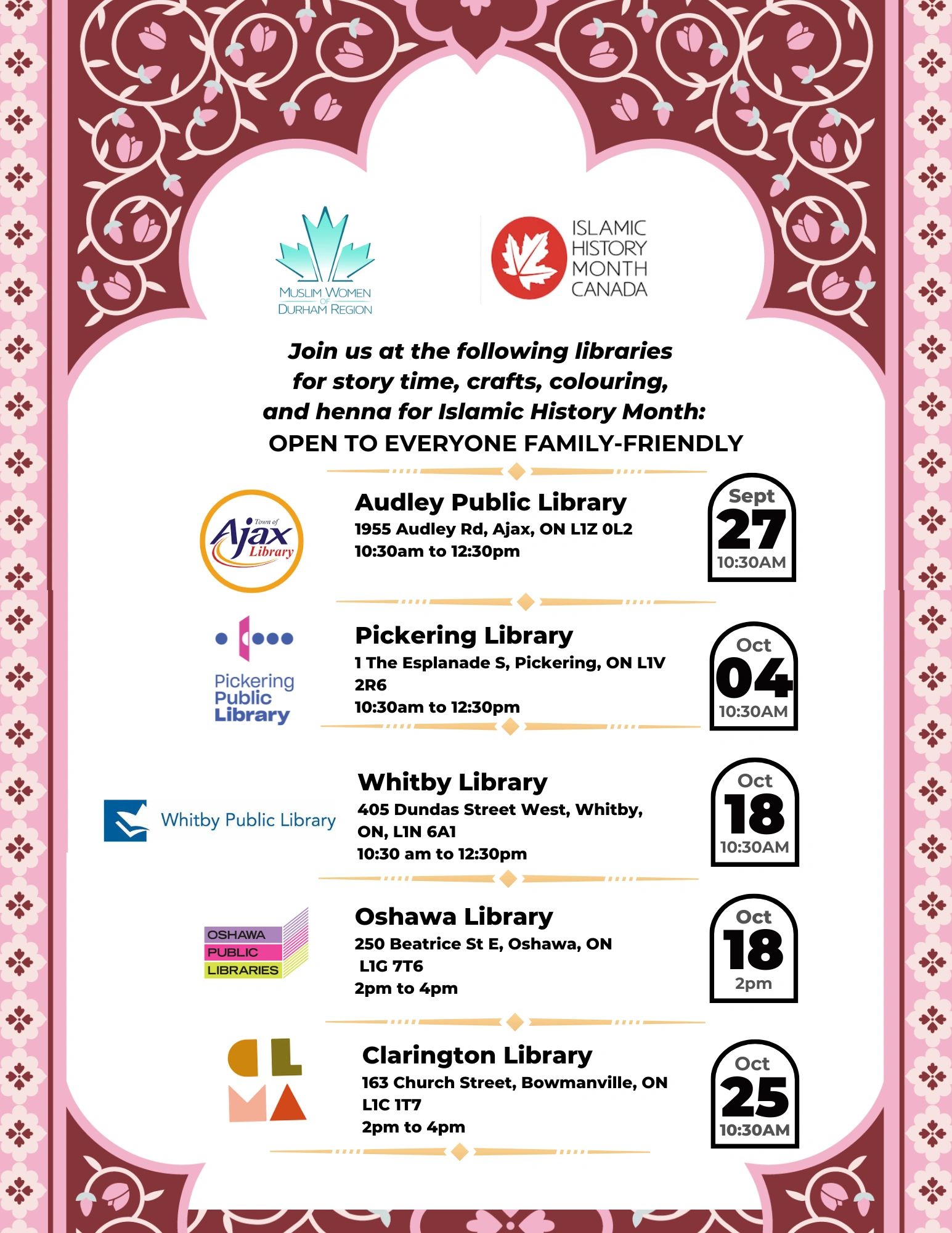 Islamic History Month Storytime