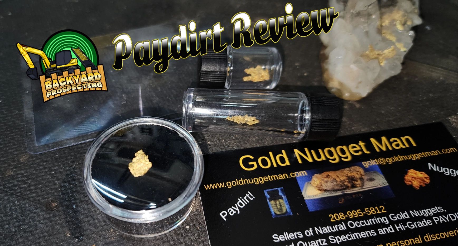 Gold Nugget Man $93 1 gr guaranteed paydirt review
