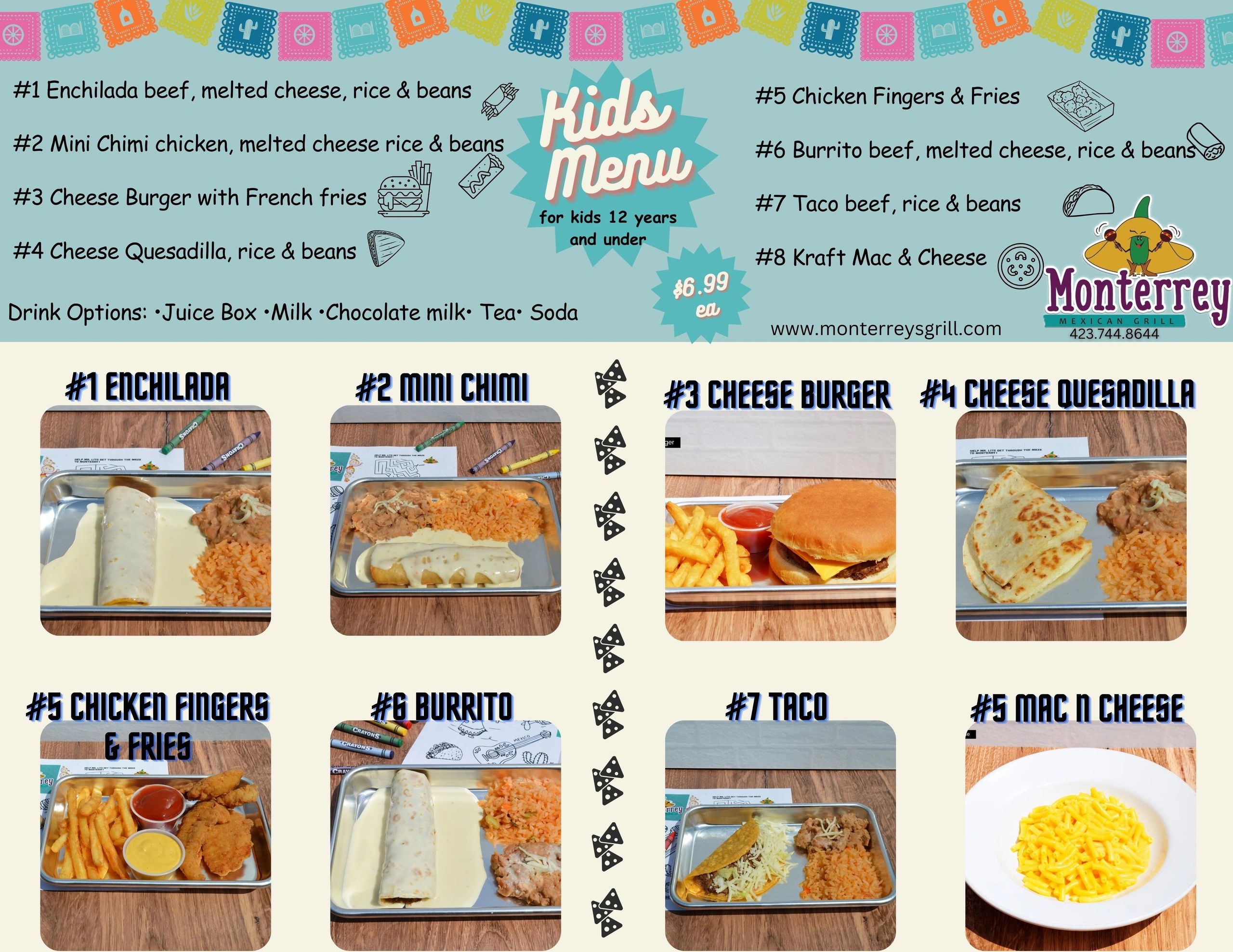 KIDS MENU