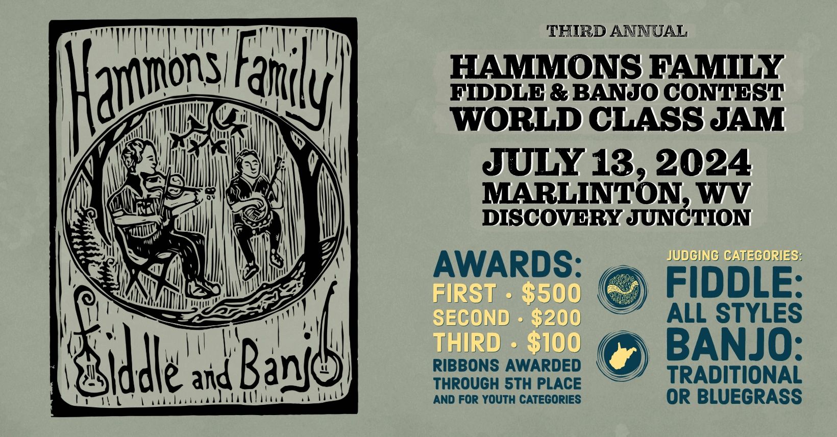 Hammons Family Fiddle and Banjo Contest in Marlinton, West Virginia
