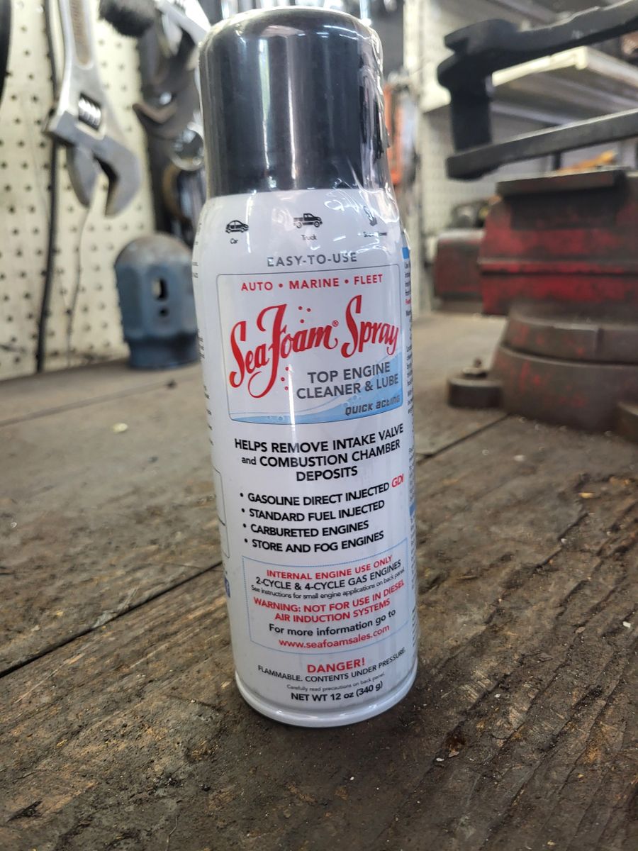 Seafoam Spray Top Engine Cleaner & Lube: Clean Intake Valves, Restore ...