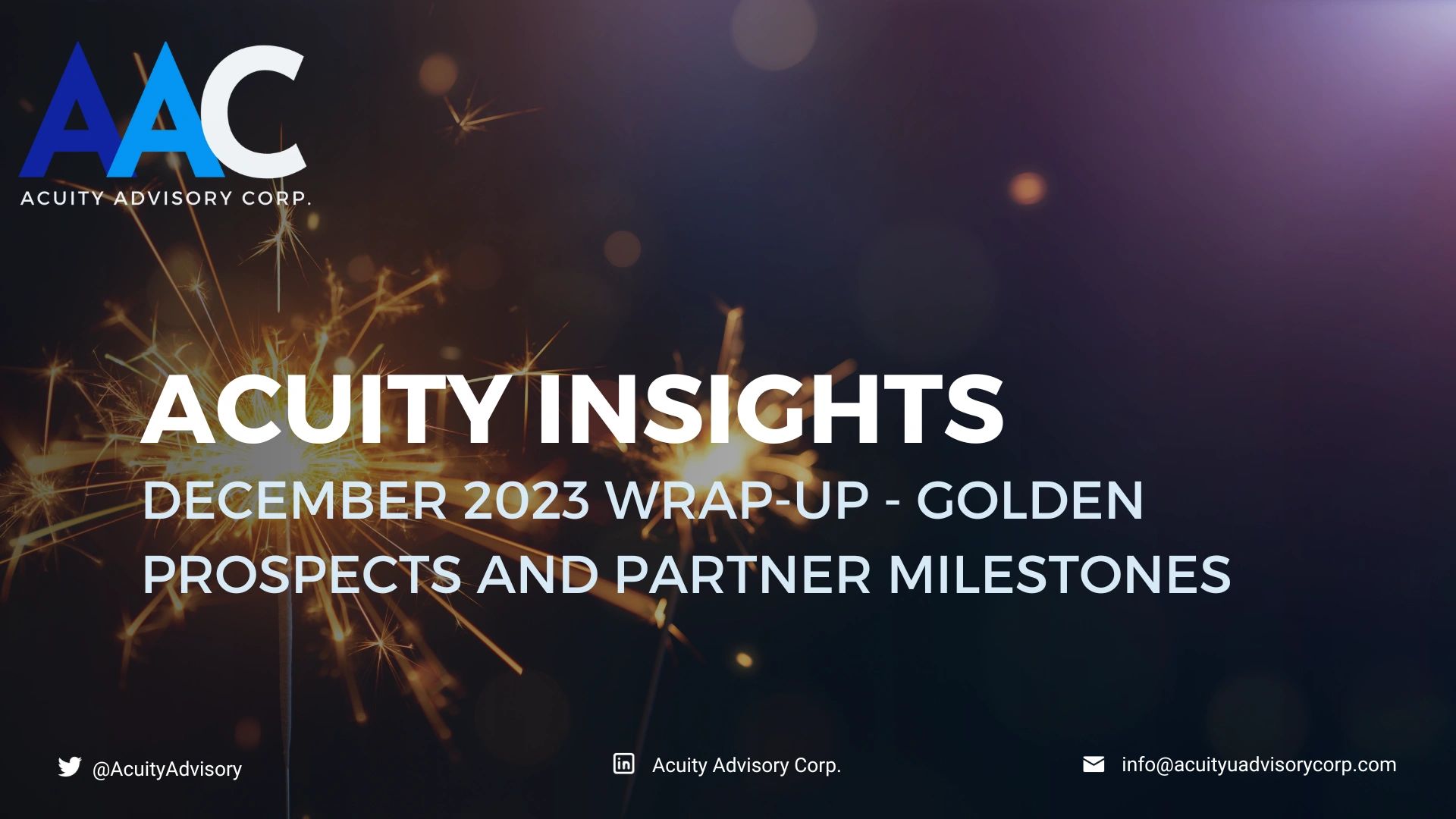 Acuity Insights: December 2023 Wrap-Up