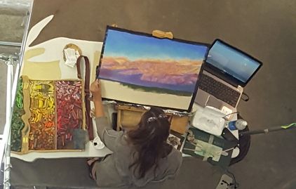 Nancy Thompson's Artist Studio