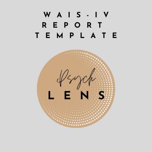 WAIS-IV Report Template