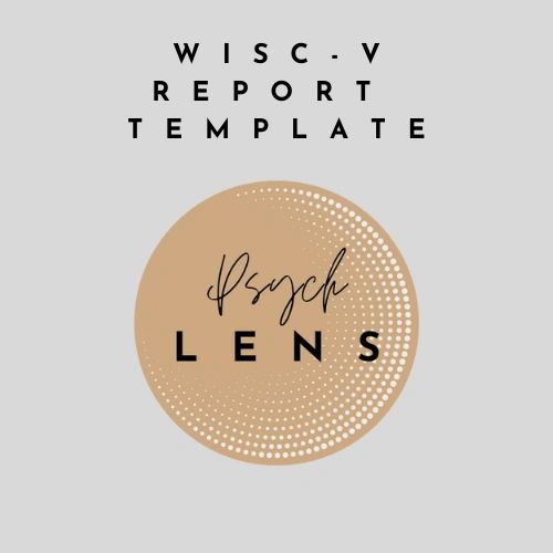 WISC-V Report Template