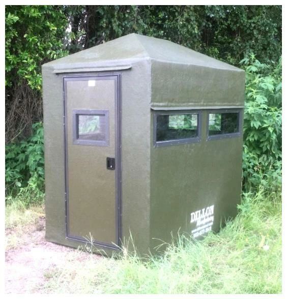 Dillon 4x6 Fiberglass Gun Blind