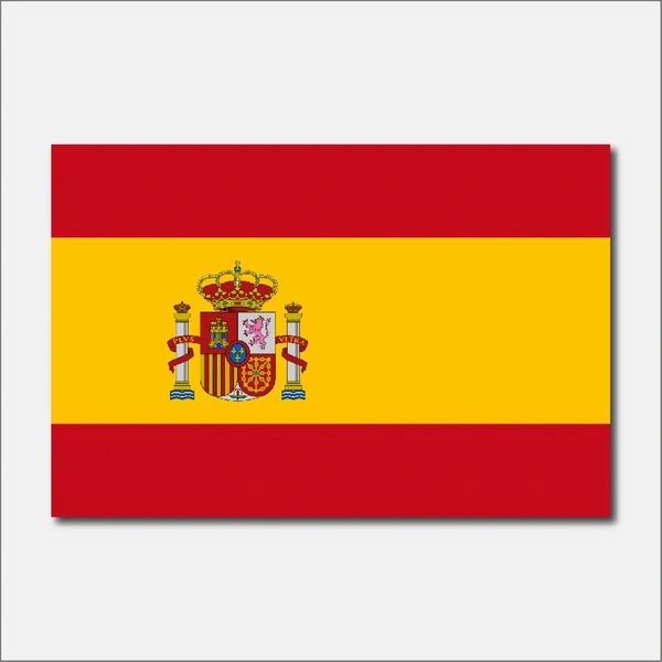 SPAIN COUNTRY FLAG VINYL DECAL STICKER