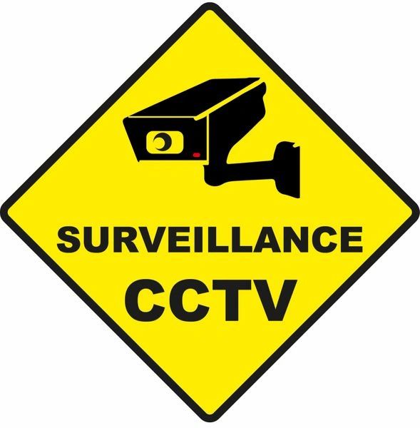 SURVEILLANCE CCTV VINYL DECAL