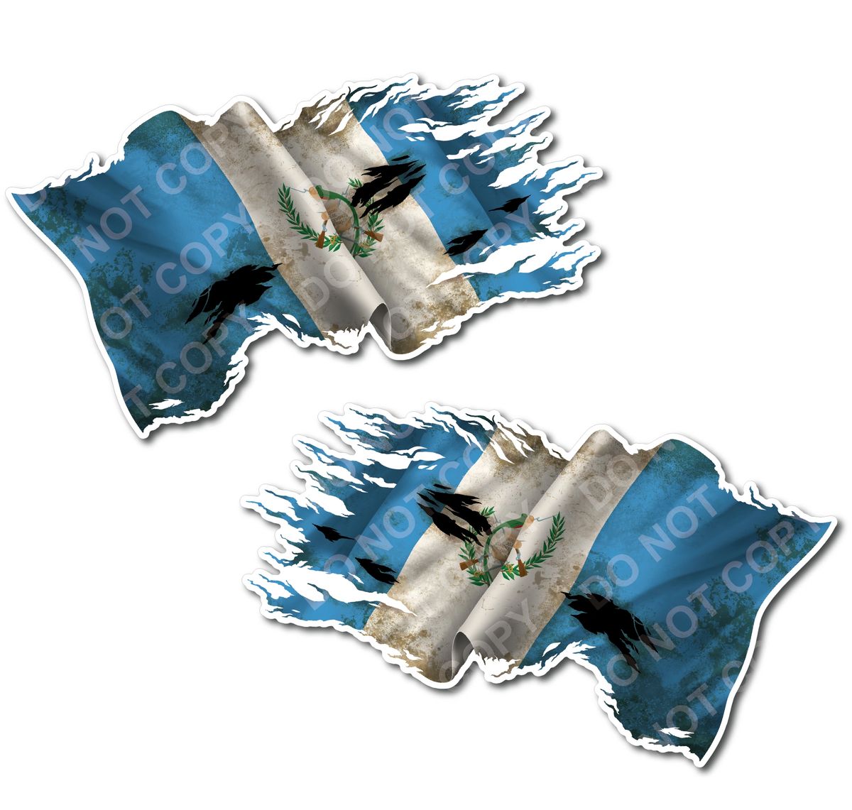 Guatemala Flag Decal Sticker Graphic Country Vinyl 3M for Car Truck ...