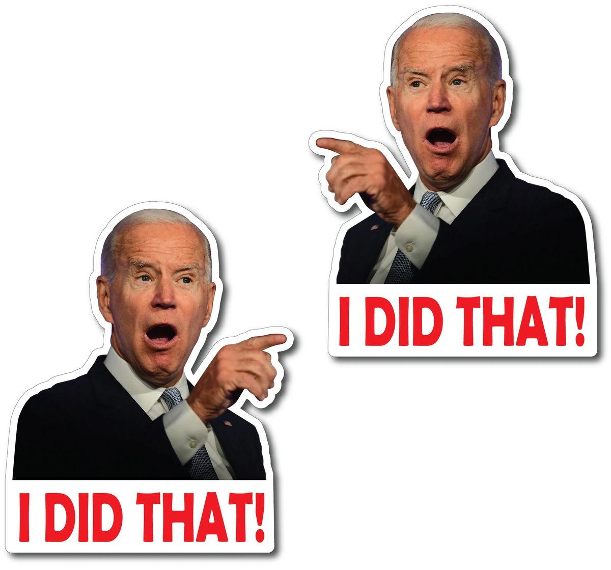100x I Did That Biden Let's Go Brandon Sticker Decal Gas Pump Oil ...