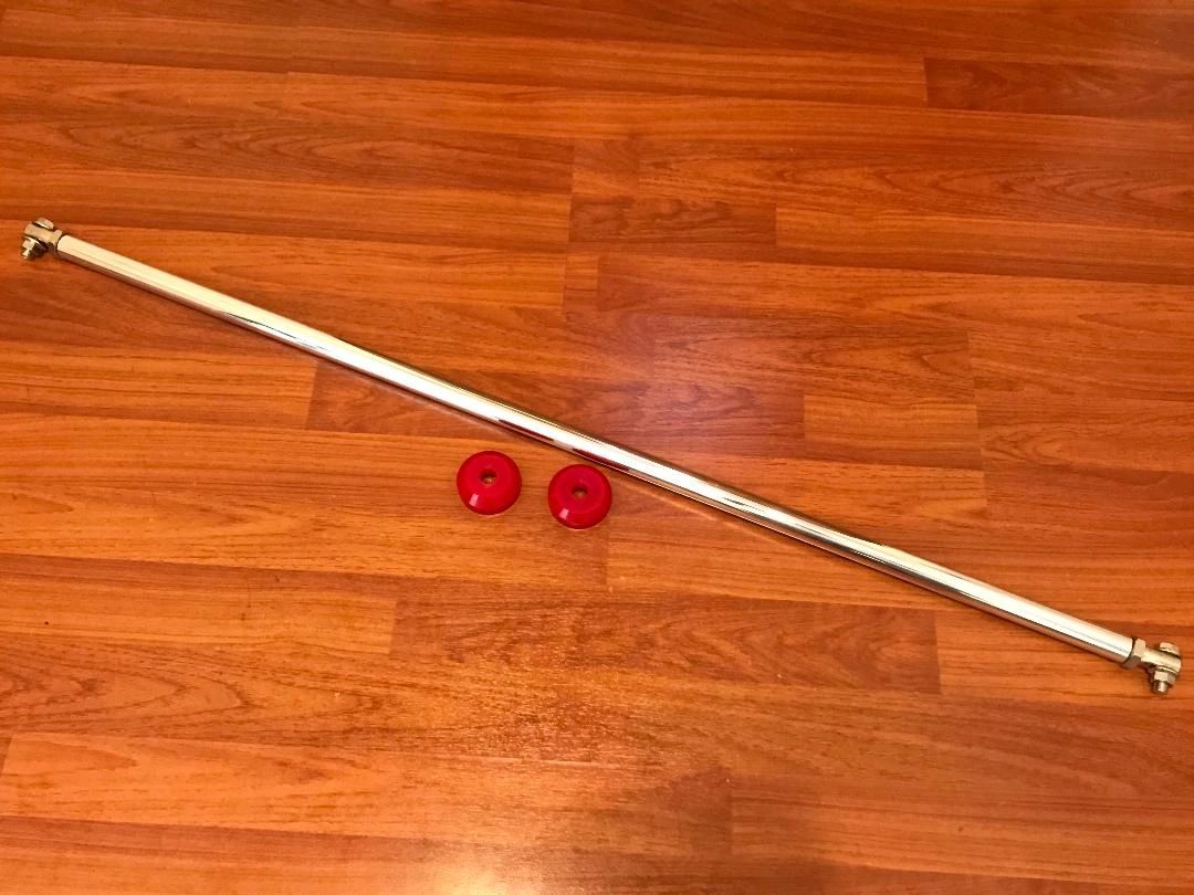 12-15 9TH GEN CIVIC REAR STRUT TOWER BAR (CHROME) FB6 FB2 FG4