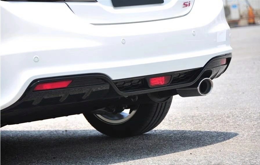 13-15 9TH GEN CIVIC SI SEDAN JDM F1 BRAKE LIGHT REAR DIFFUSER (BLACK ...