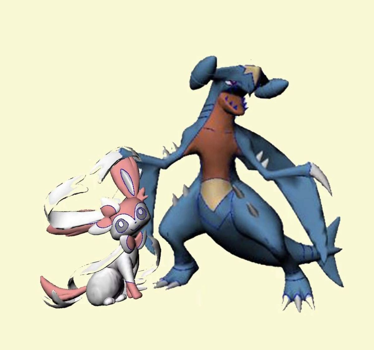GARCHOMP & SYLVEON POKEBALL