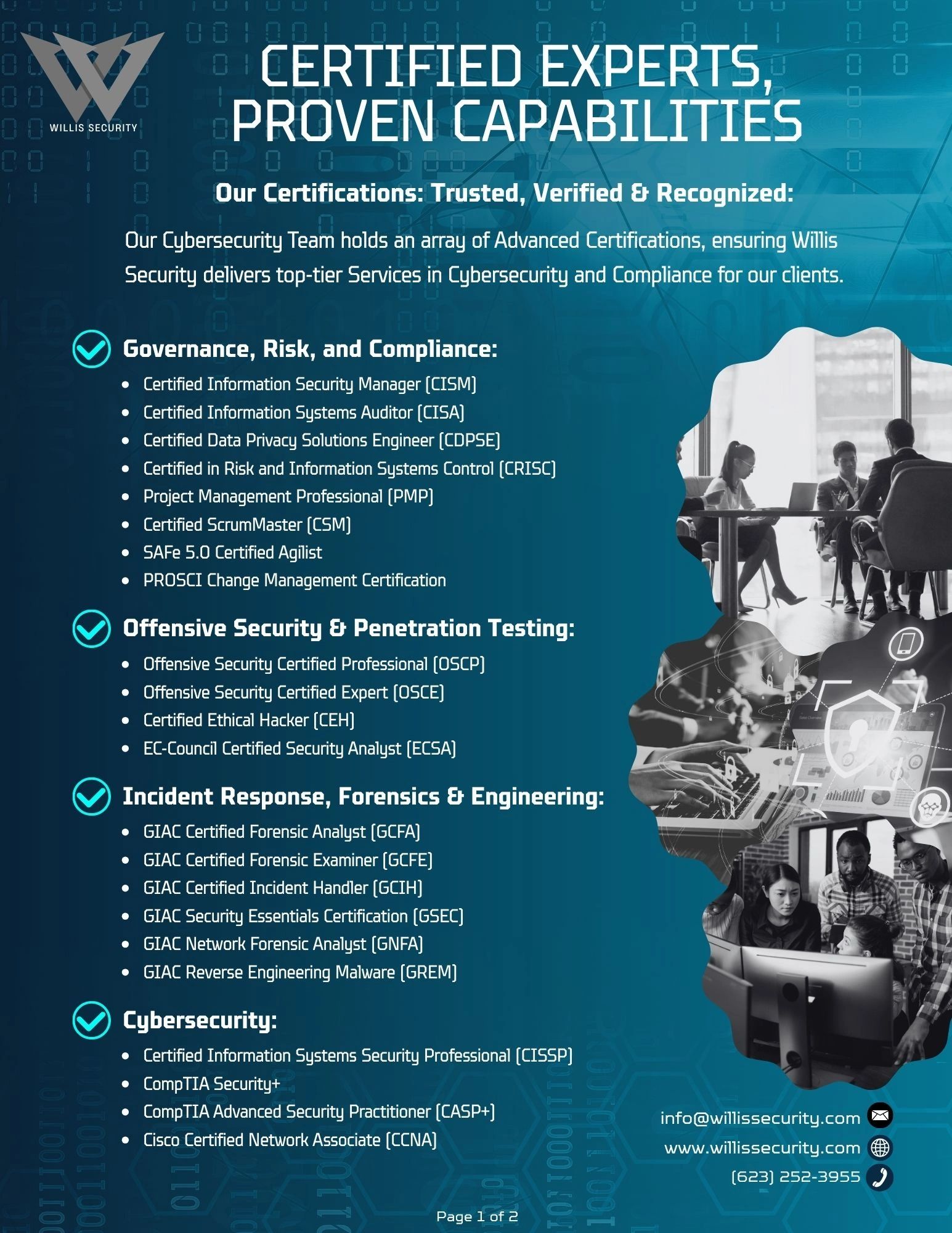 Certifications