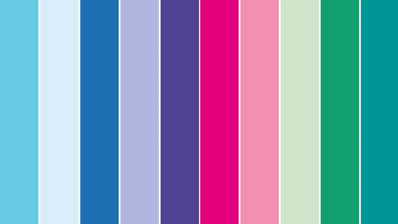 Paleta De Colores De Tonos De Piel Fríos