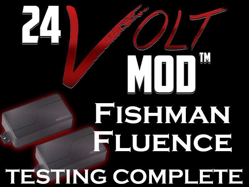 Fishman Fluence Modern pickups Tested with 24 Volt Mod™