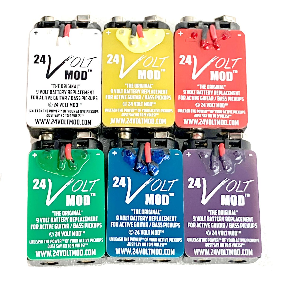 Limited Edition Colors 24 Volt Mod™ The original 9 Volt Battery ...