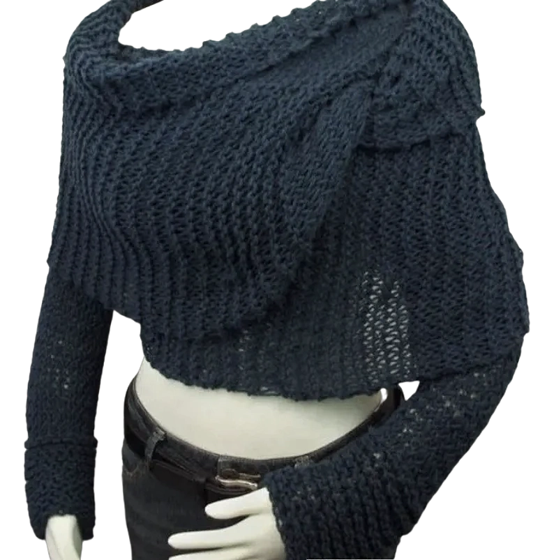 Sweater Scarf Knitting Pattern | The Leeza
