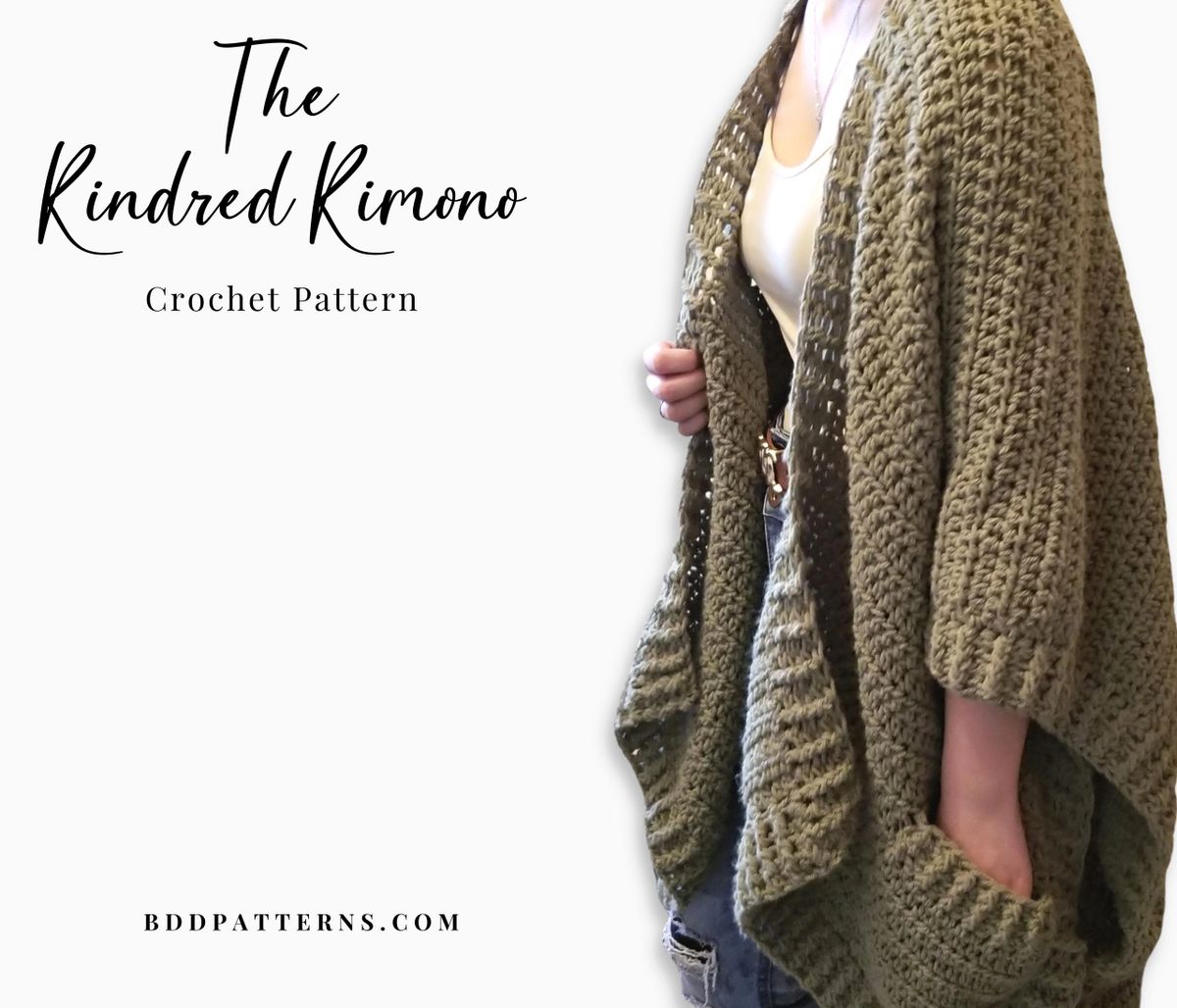 Crochet Pattern--The Kindred Kimono