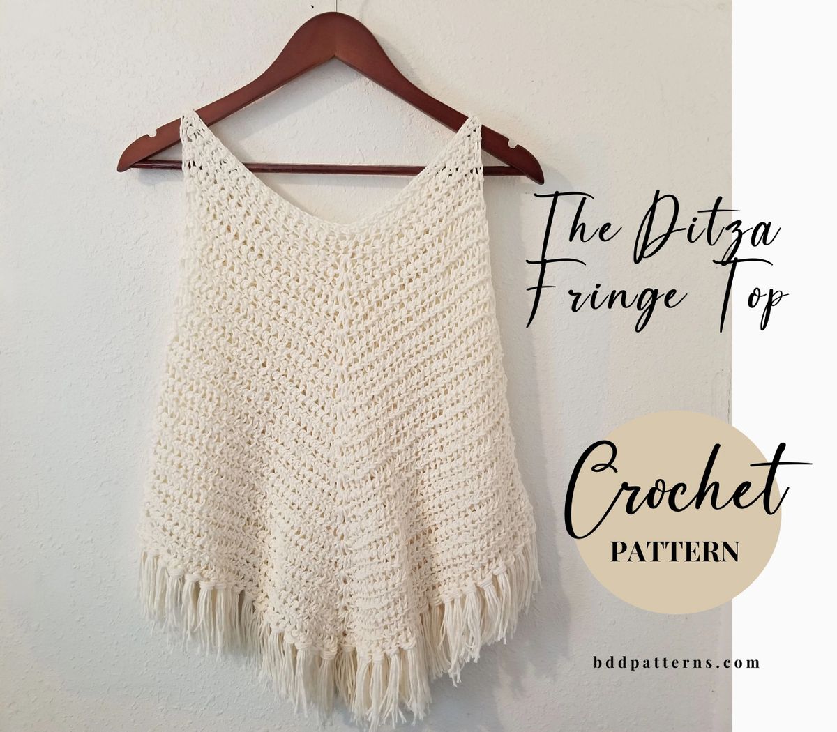 Easy Flowy Top Crochet Pattern | The Ditza