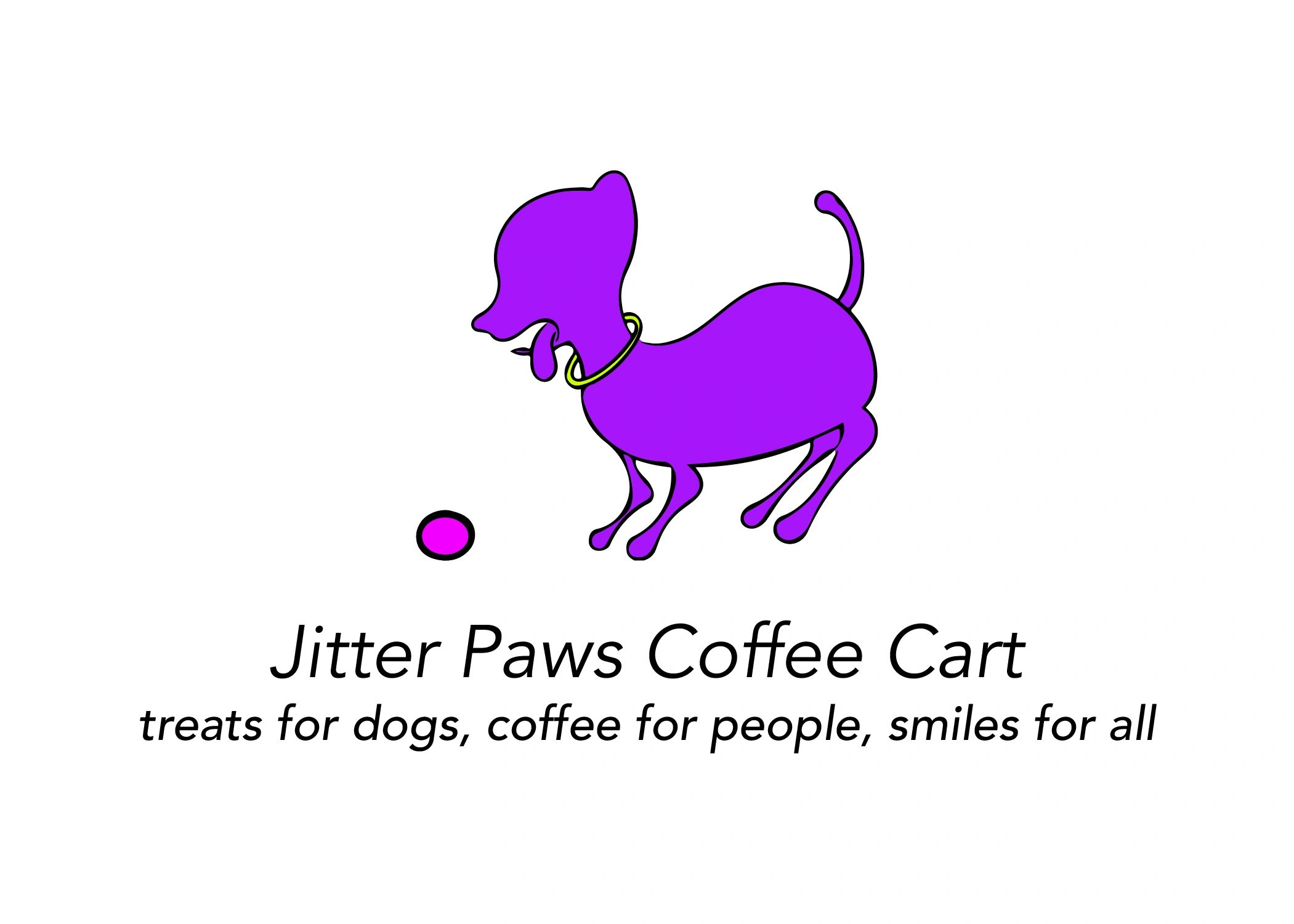 Jitter Paws Coffee Cart - Dog Treats, Organic Grain Free, Dog Food
