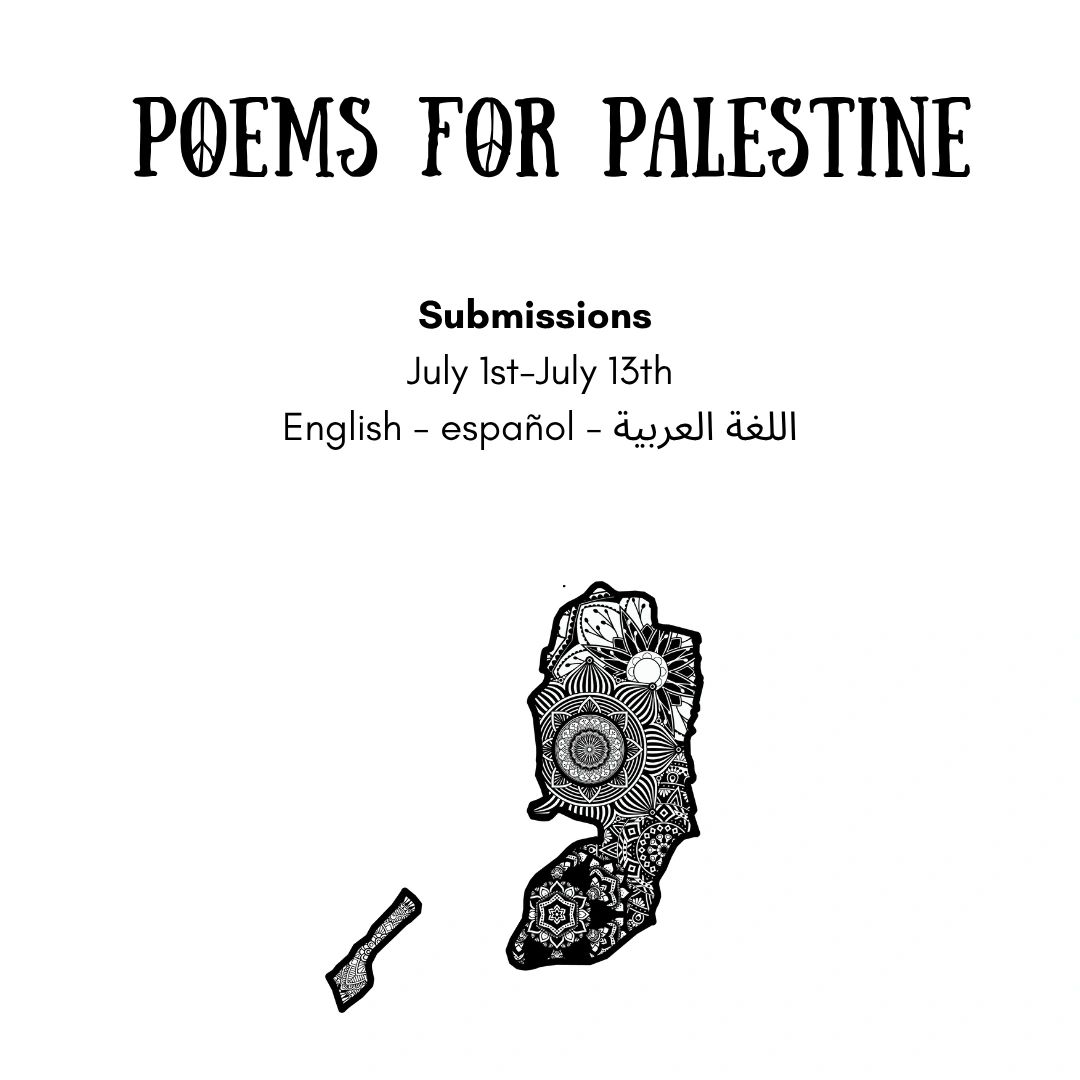 Subs open July 1st-13th: 1 poem per poet - Poems for Palestine