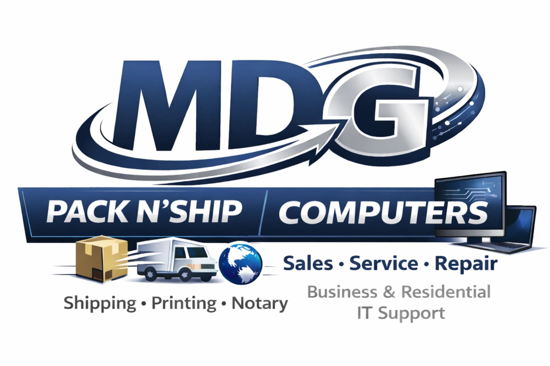 MDG Pack N’ Ship & MDG Computers