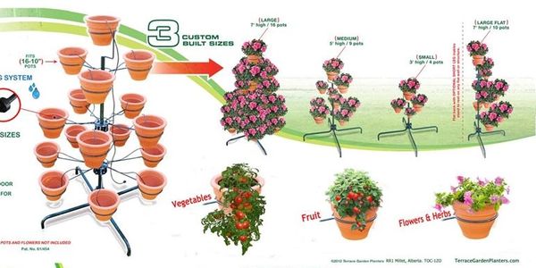 TERRACE GARDEN PLANTERS