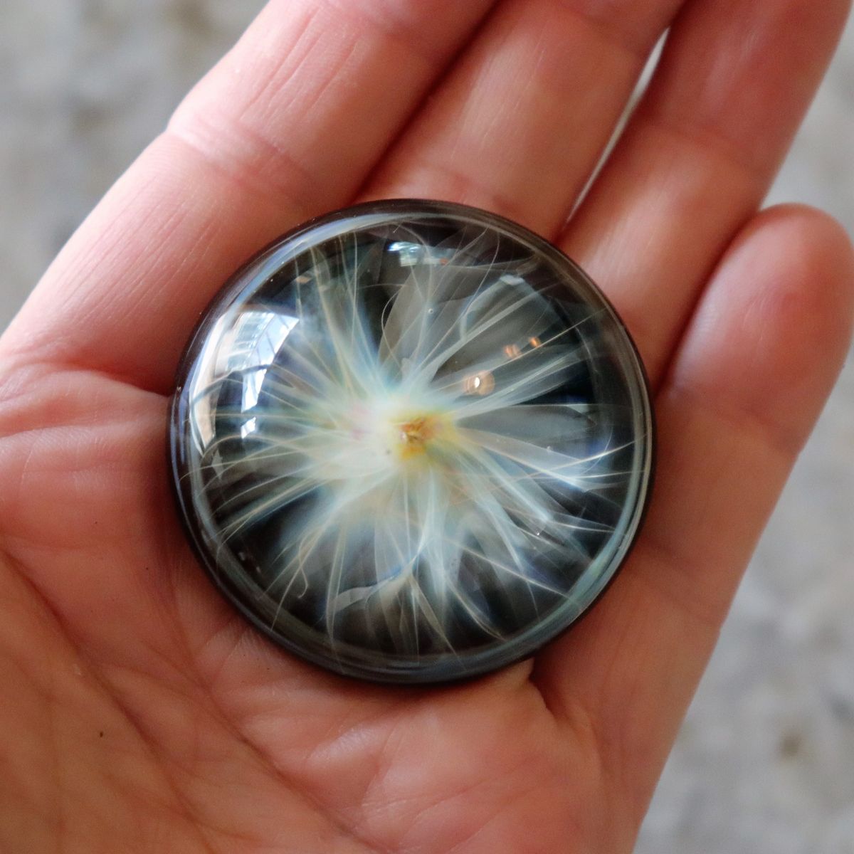 1.5" "Energy" Comfort Stone, Worry Stone, Pocket Stone, Ashes Keepsakes ...