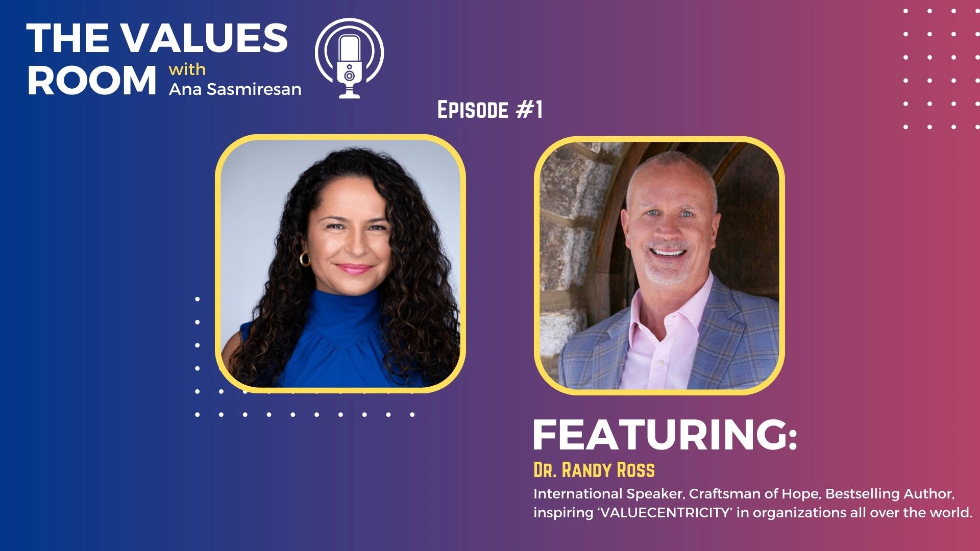 Episode 1: "Valuecentricity" with Dr. Randy Ross