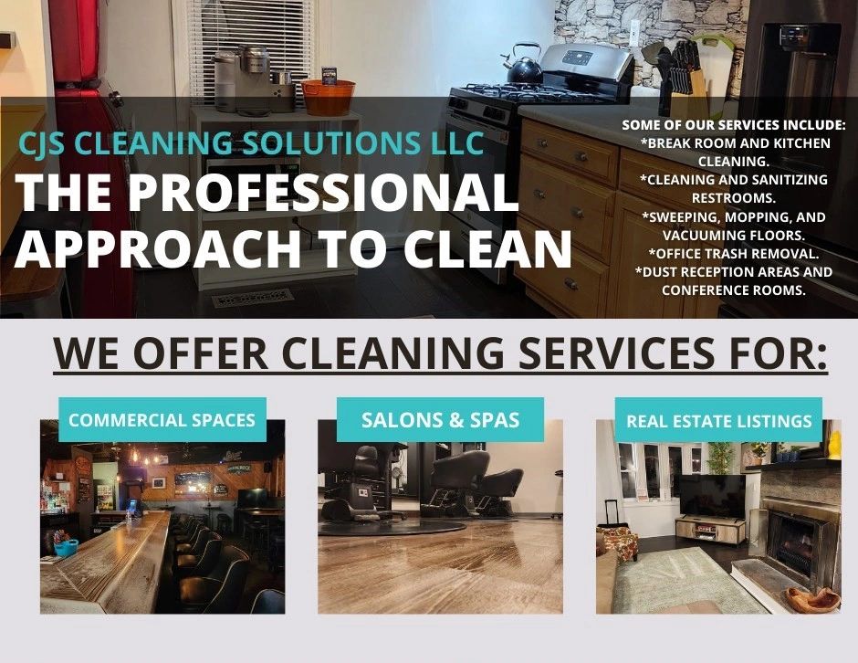 CJS Cleaning Solutions LLC - Office Cleaning, Commercial Cleaning