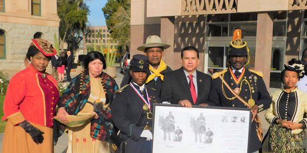 Buffalo Soldiers AZ Territory Monument - Buffalo Soldiers, Monument