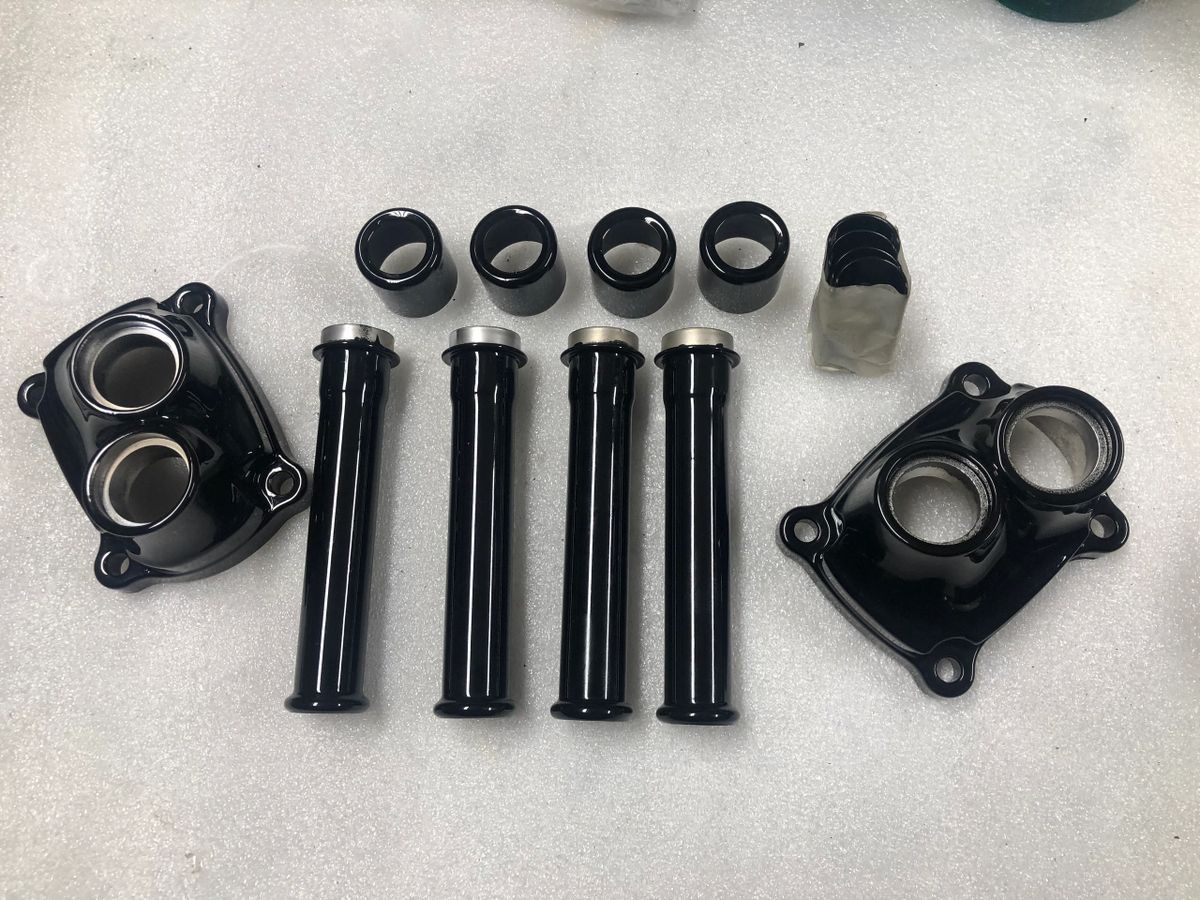 BLACK M8 push for tube set incl. bases