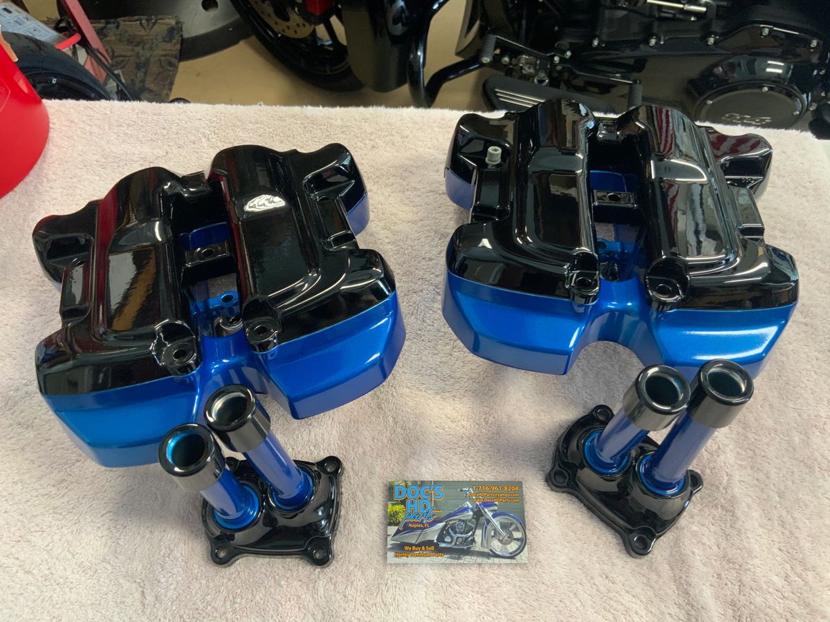 M8 upper/lower r/boxes and push rod kit.PEEK-A-BLUE
