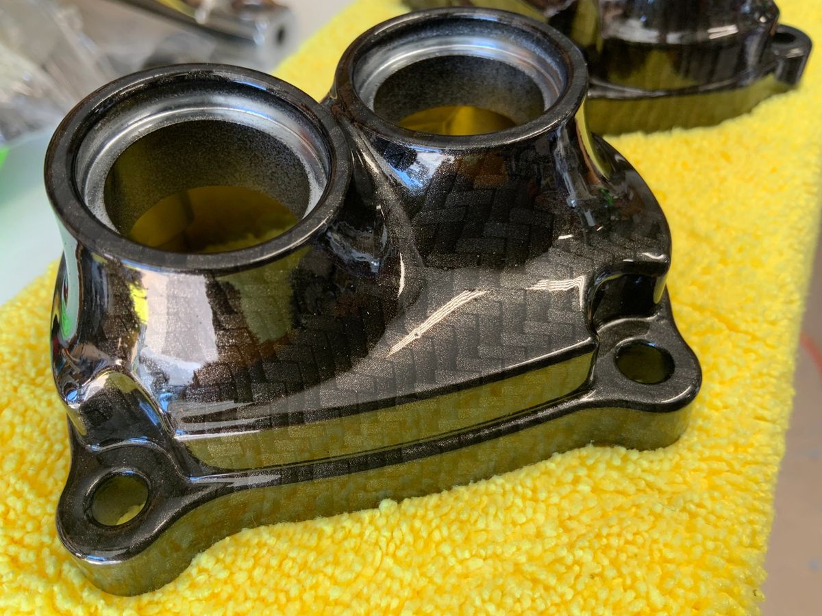 M8 CARBON LOOK PUSH ROD BASES