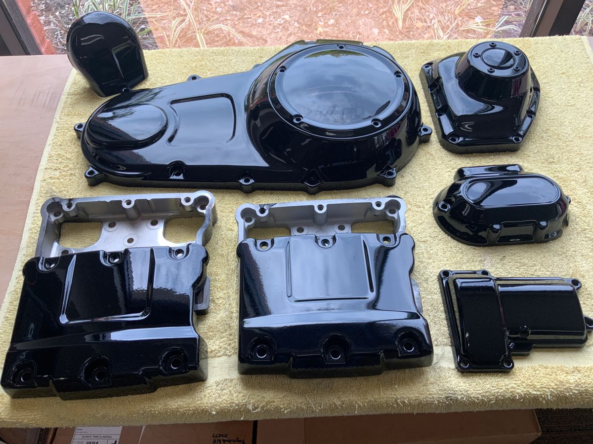 Matte black 96-103 9 piece ENGINE BLACK-OUT KIT