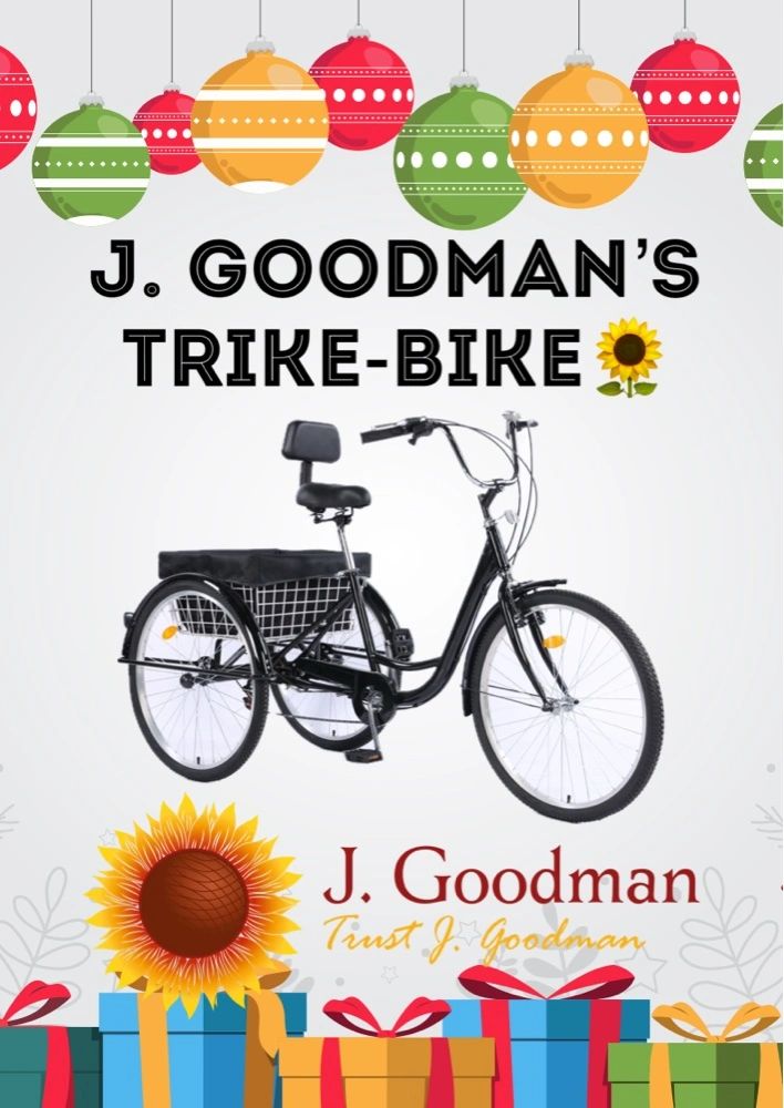 IN STOCK Only $249 J. Goodman’s Trike Bike