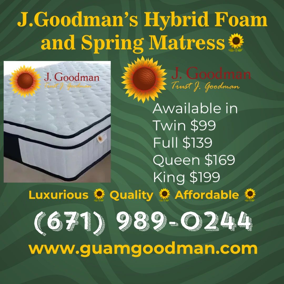 In Stock☀️ Special $199 J. Goodmans's King Size Mattress Foam/Pocket Spring