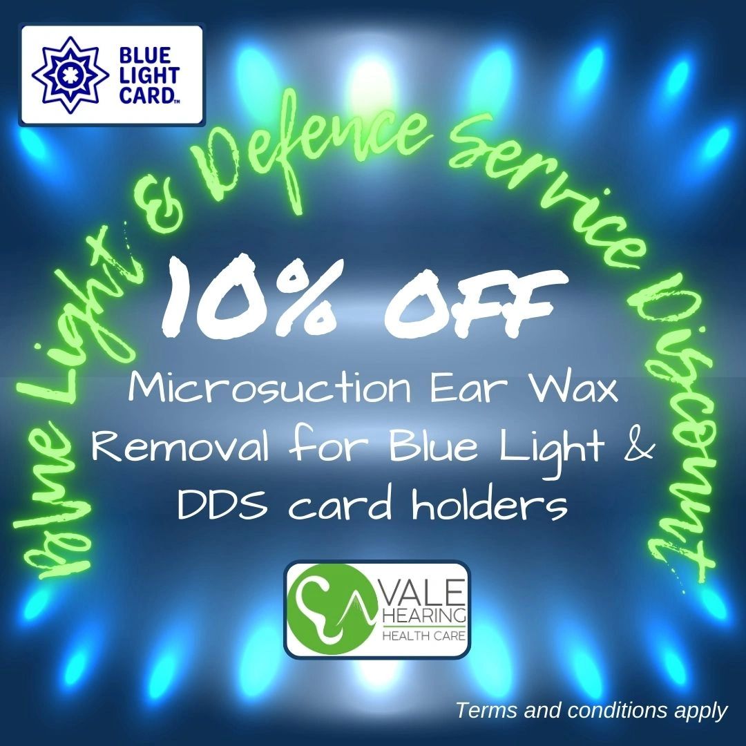 Blue Light & Defence Service Discount Now At Vale Hearing!