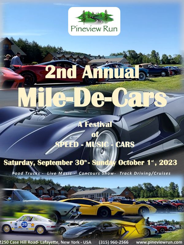 Pineview Run Auto & Country Club - Car Show, Festival of Speed