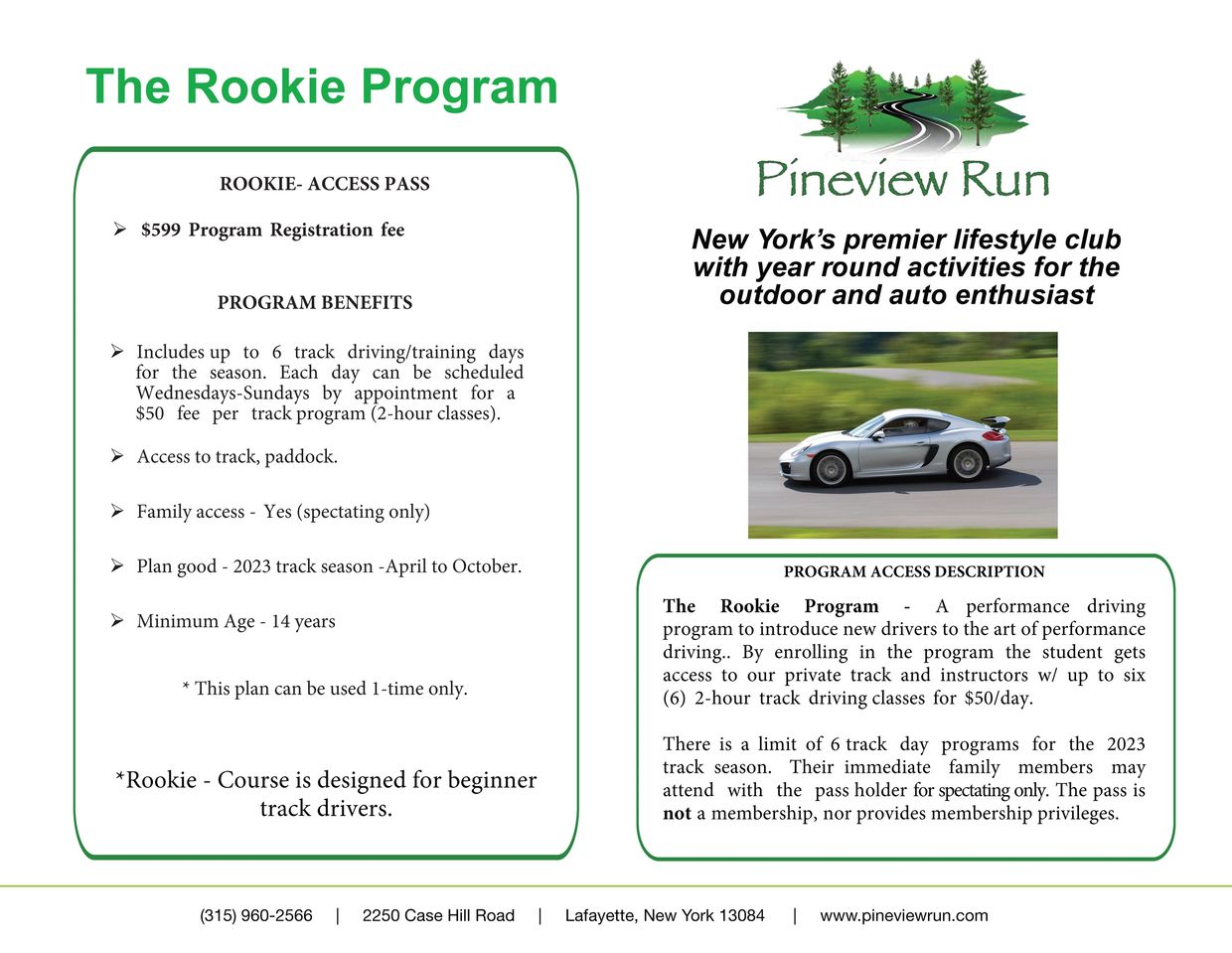 The Rookie Program