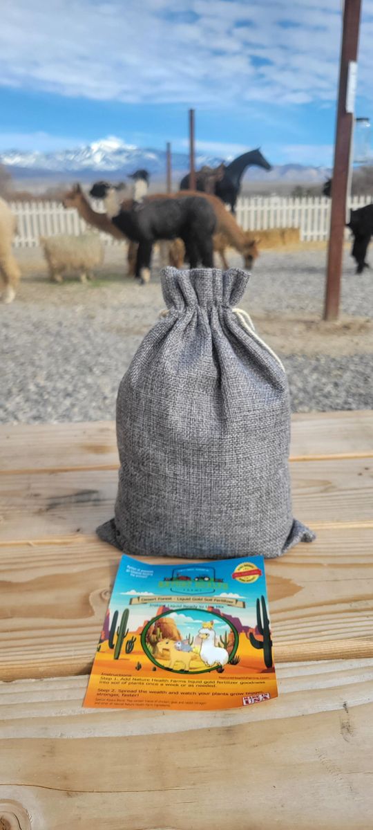 All Natural Alpaca Poop Tea Bag Fertilizer Rich in Nitrogen