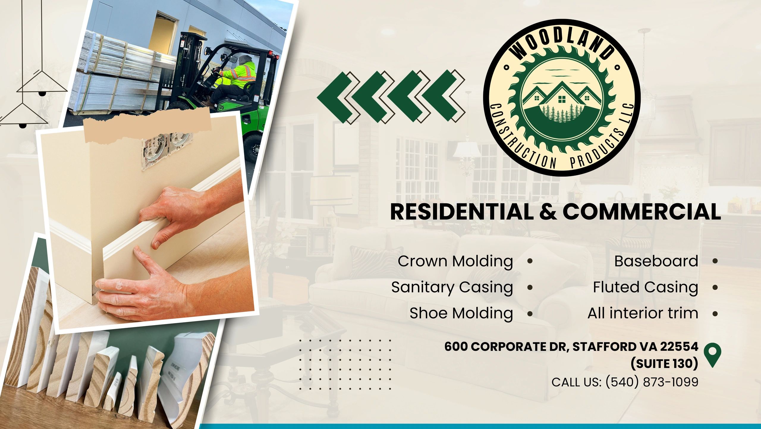 Quality Construction Supplies at Woodland Construction