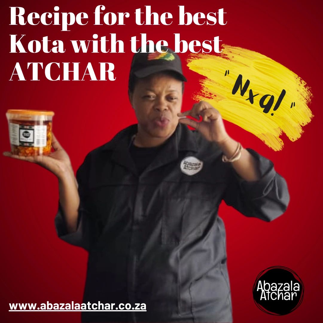 The best Kota with tangy Mango Atchar!