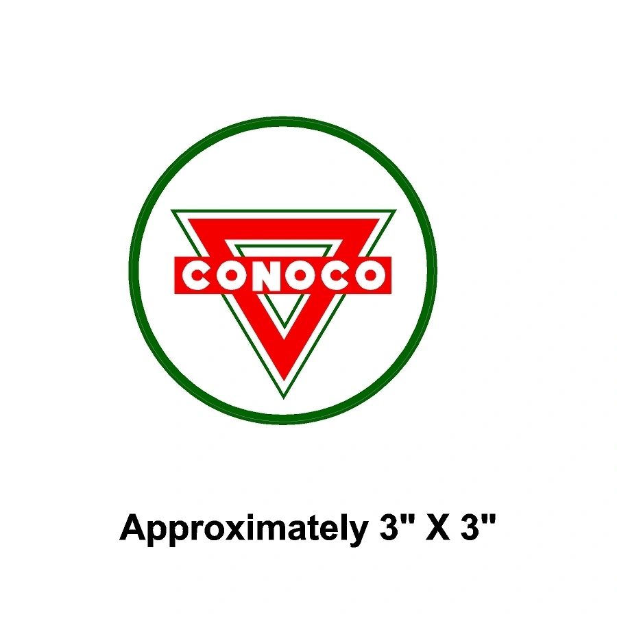 Conoco Classic Vintage Drag Racing sticker decal NHRA Rat Rod Street Rod