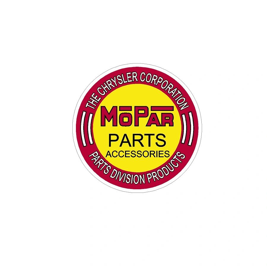 Mopar Parts Vintage Drag Racing window sticker decal NHRA Rat Rod ...