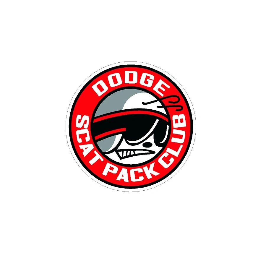 Dodge Scat Pack Vintage Drag Racing sticker decal NHRA Rat Rod Street Rod