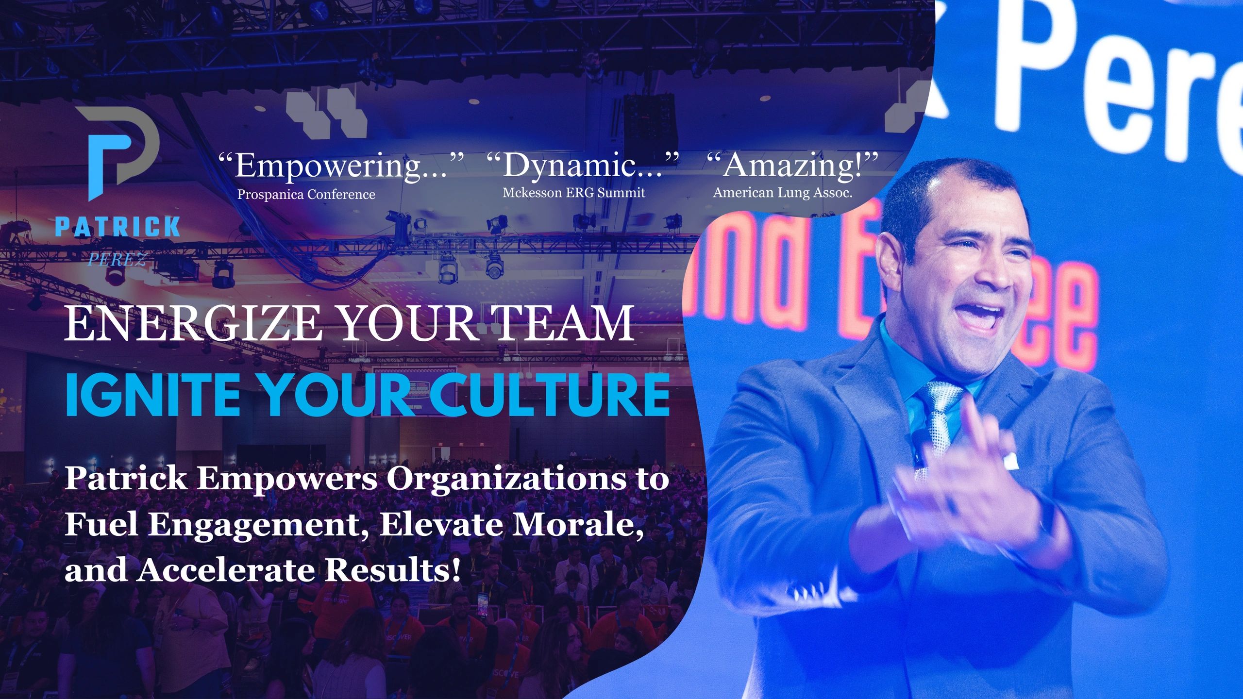 Keynote Speaker | Leadership Keynote Speaker | Patrick Perez