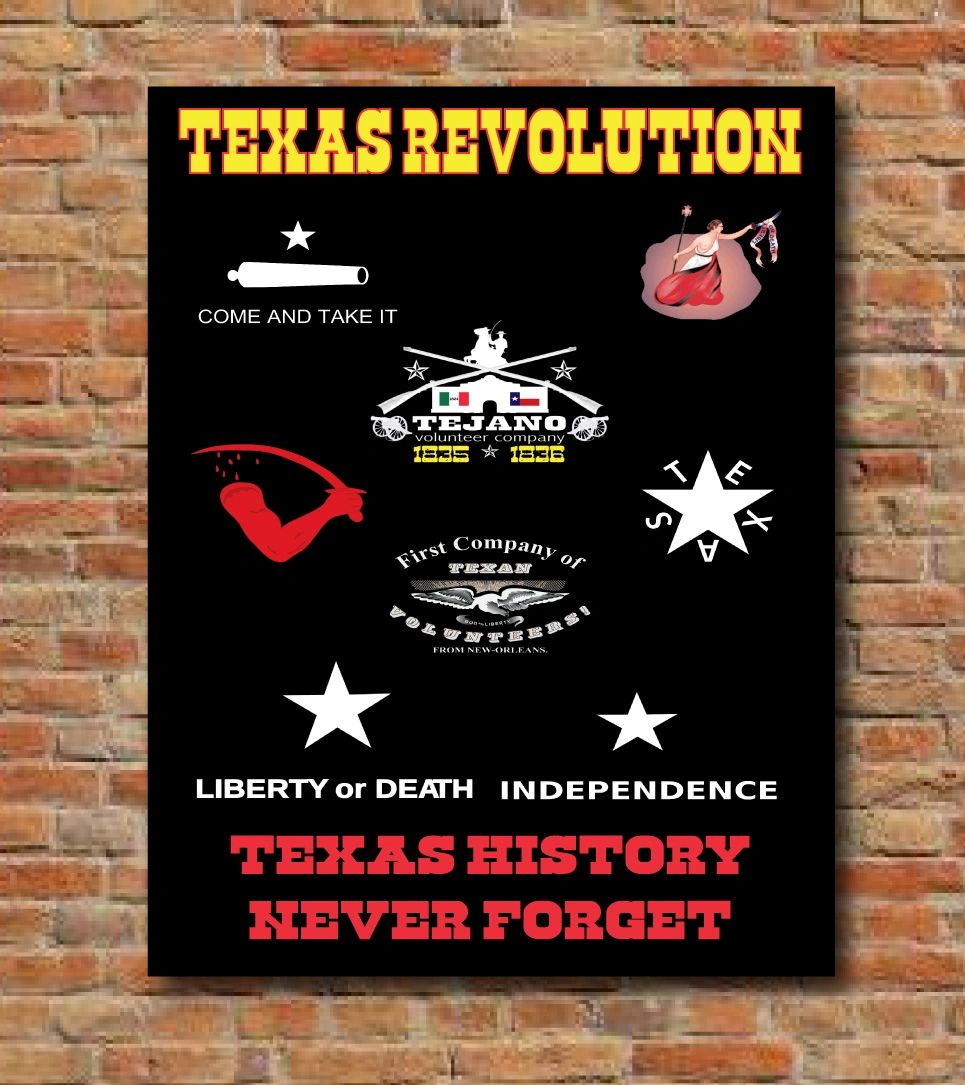 TVC Poster - Texas History Icons