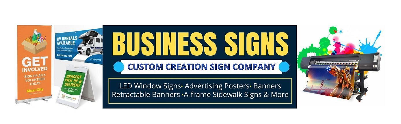 Led Signs Advertising Posters Banners - Custom Creation Sign Company